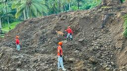 PCG working dogs help locate landslide victim’s remains in Sarangani